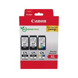 Canon Tinte Multipack 2x PG-575XL/CL-576XL inkl. 50 Blatt 10x15 Fotopapier