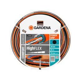 Gardena Comfort HighFLEX Schlauch 19mm (3/4") grau/orange, 25 Meter Schlauchlänge: 25 Meter Durchmesser: 19 mm Wagen/-Halter: Ohne Verwendungszweck: Zum Bewässern von mittelgroßen Gärten