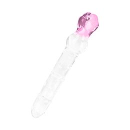 EIS Glasdildo im Zauberstab-Design, 20 cm
