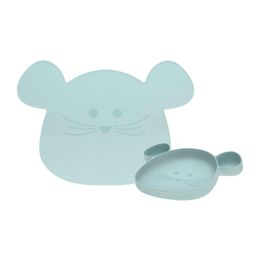 Lässig Lässig Esslernteller und Platzset Little Chums Mouse 2er Set