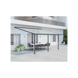 Palram - Canopia Olympia Terrassenüberdachung anthrazit B 546 x H 305 x T 295 cm