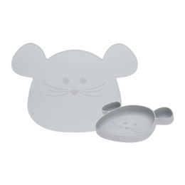 Lässig Lässig Esslernteller und Platzset Little Chums Mouse 2er Set