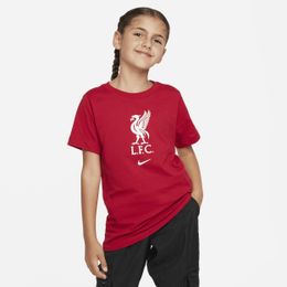 Liverpool FC Crest Nike T-Shirt für ältere Kinder - Rot