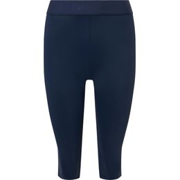 Esprit Jogginghose, 7/8-Hose, Gummibund, für Damen, blau, S