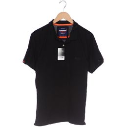 Superdry Herren Poloshirt, schwarz, Gr. 56