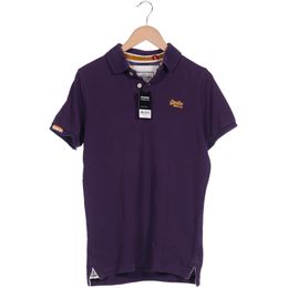 Superdry Herren Poloshirt, flieder, Gr. 52