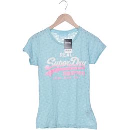 Superdry Damen T-Shirt, hellblau