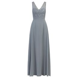 Kraimod Abendkleid Damen Gr&ouml;&szlig;e 42 rauchblau Winterkleid