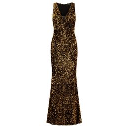 Kraimod Kleid Damen Gr&ouml;&szlig;e 34 gold Winterkleid