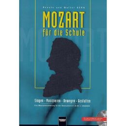 Mozart für die Schule. Paket Heft und CD - Renate Kern, Walter Kern, Kartoniert (TB)