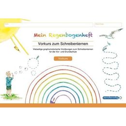 Mein Regenbogenheft - Vorkurs zum Schreibenlernen - sternchenverlag GmbH, Katrin Langhans, Kartoniert (TB)