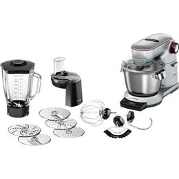 Bosch MUM9DT5S41 OptiMUM Küchenmaschine Platin/Silber (Rührschüsselkapazität: 5,5 l, 1500 Watt)