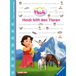RAVENSBURGER VERLAG Heidi hilft den Tieren - zum Lesenlernen - Henriette Wich, Gebunden