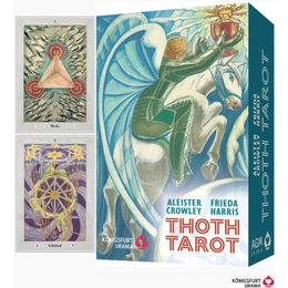 Aleister Crowley Thoth Tarot (Deluxe Ausgabe, Deutsch, DE), m. 1 Buch, m. 1 Beilage, 2 Teile - Aleister Crowley, Gebunden