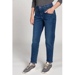 Gina Laura Regular-fit-Jeans Karotten-Jeans weite Passform 5-Pocket-Form