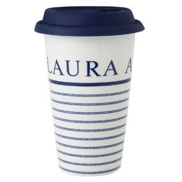 Laura Ashley Geschirr Coffee 2 Go Becher Blueprint Candy Stripe