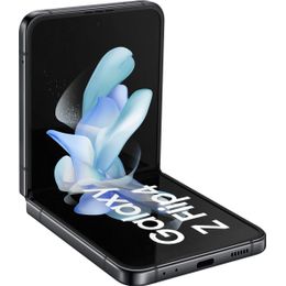 Samsung Smartphone "Galaxy Z Flip4" Mobiltelefone Gr. 512 GB 8 GB RAM, grau (graphite) Smartphone Android
