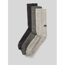 Puma Socken mit Label-Details im 3er-Pack