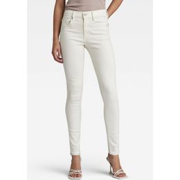 Skinny-fit-Jeans G-Star Raw "330 Skinny Wmn" Gr. 28, Länge 32, weiß (paper white) Damen Jeans Röhrenjeans