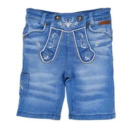 BONDI Trachtenlederhose BONDI Jungen Trachten Jeans Bermuda 29909