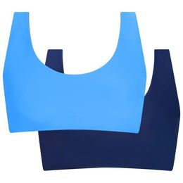 INASKA - Women's Top Pure - Bikini-Top Gr S blau