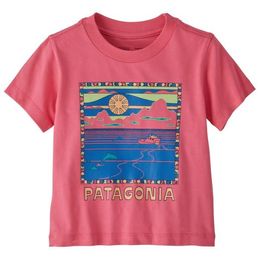 Patagonia - Baby Graphic Organic - T-Shirt Gr 6 Months rosa