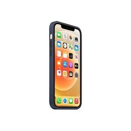 Apple Silikon Case mit MagSafe Handy-Cover für Apple iPhone 12, iPhone 12 Pro blau