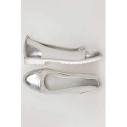 Marco Tozzi Damen Ballerinas, grau