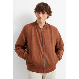 C&A Blouson-Velourslederimitat