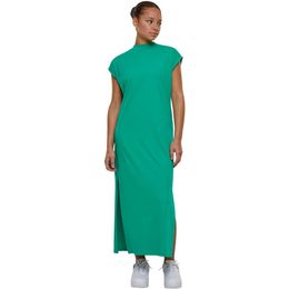 Urban Classics Ladies Long Extended Shoulder Dress Langes Kleid grün in L