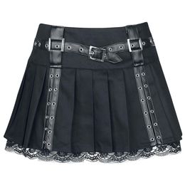 Burleska Aura Mini Skirt Kurzer Rock schwarz in XL