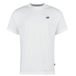 New Balance Runners Tee T-Shirt weiß in L