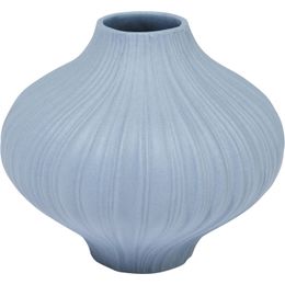 Rosenthal Plissee Pacific Vase "Miniature Vases", Ø 8 cm, blau
