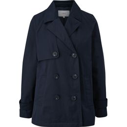 s.Oliver Canban-Jacke, Reverskragen, für Damen, blau, 40