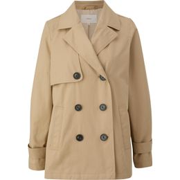 s.Oliver Canban-Jacke, Reverskragen, für Damen, beige, 40