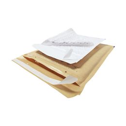 Versandtasche aroFOL&reg;, Recyclingpapier mit Luftpolsterschutz, Innen-LxB 265 x 175 mm, wei&szlig;, VE 100 Stk, ab 5 VE kaiserkraft