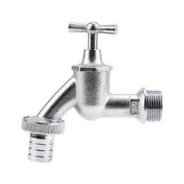 Gardena Messing-Wasserhahn 3/4" chrom, für 19mm-Schläuche