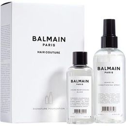 Balmain Hair Couture Haarpflege Conditioner Signature Foundation Set Argan Moisturizing Elixir 100 ml + Leave-In Conditioning Spray 200 ml