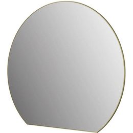 Talos Badspiegel Picasso gold Ø 100 cm, hochwertiger Aluminiumrahmen, goldfarben