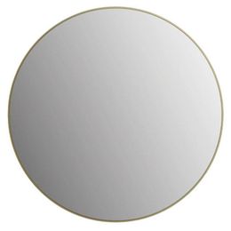 Talos Badspiegel Picasso gold Ø 80 cm, hochwertiger Aluminiumrahmen, goldfarben