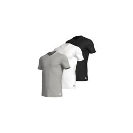 adidas Sportswear T-Shirt "Active Flex Cotton" (3er-Pack) mit V-Ausschnitt, legere Passform, bunt