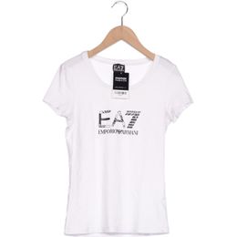 EA7 Emporio Armani Damen T-Shirt, weiß, Gr. 32