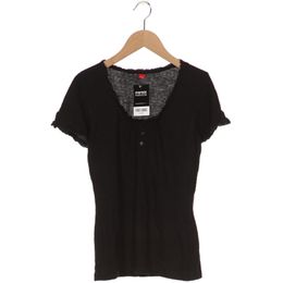 s.Oliver Damen T-Shirt, schwarz