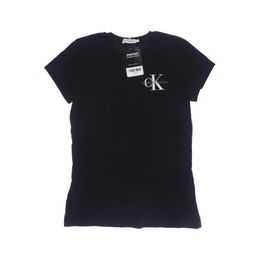 Calvin Klein Jeans Damen T-Shirt, schwarz, Gr. 176