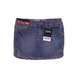 Desigual Damen Rock, blau, Gr. 122