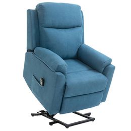 HOMCOM elektrischer Aufstehsessel Sessel mit Aufstehhilfe für Senior Relaxsessel Fernsehsessel Liege