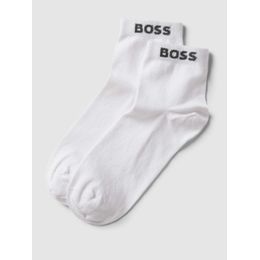 BOSS Sneakersocken mit Label-Details im 2er-Pack