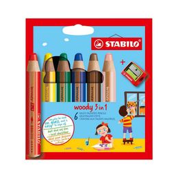 Stabilo Buntstift Stabilo woody 3 in 1 Buntstift