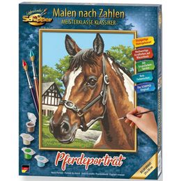 Schipper Malen nach Zahlen Master Class Classic 24x30cm Pferdeportrait 609240381