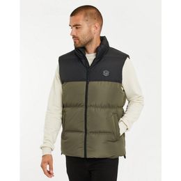 Threadbare. Threadbare Steppweste THB Jacket Gilet Lethame